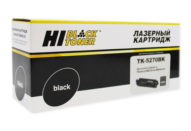 Картридж TK-5270K (для Kyocera ECOSYS M6230/ M6630/ P6230) Hi-Black ...