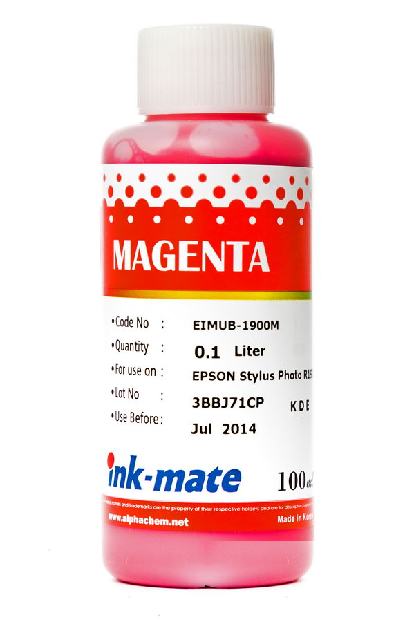 Чернила EIMB-1900M (для Epson Stylus Photo R1900/ R2000) Ink-Mate, пурпурные, 100 мл: продажа ...
