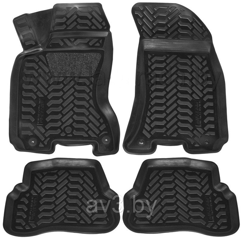 Коврики в салон Volkswagen Passat B5 1996-2005, крепление круглое ...