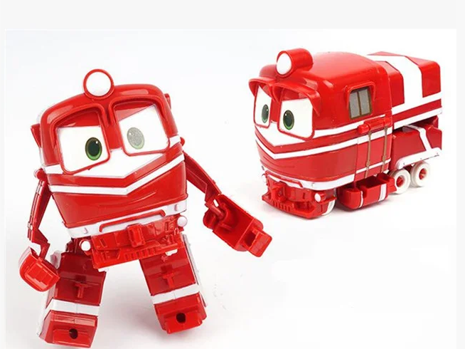 Трансформеры Роботы Поезда из мультфильма (Robot Trains) набор 4 шт ...