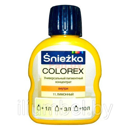 Краситель Sniezka Colorex Снежка Колорекс 0,1л (ID#63899017), цена: 6. ...
