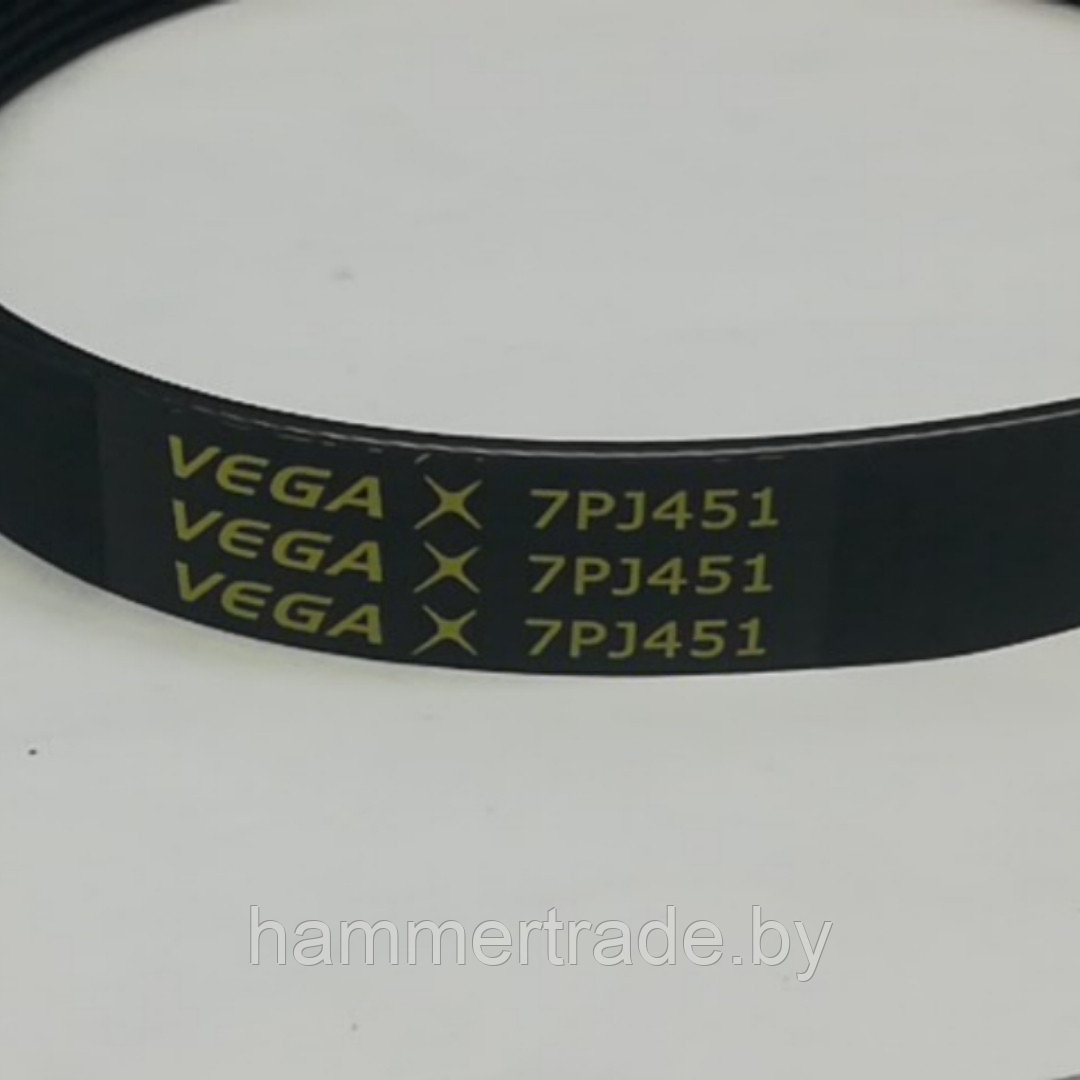 Ремень 7PJ451 для газонокосилок Patriot PT 1433E, MTD SMART 38E, DDE ...