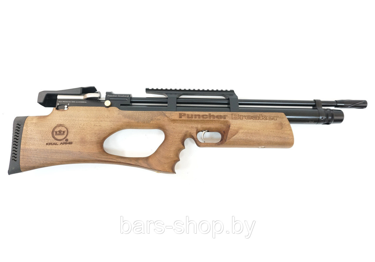 Пневматическая винтовка Kral Puncher Breaker W (орех, PCP, 3 Дж) 6,35 ...