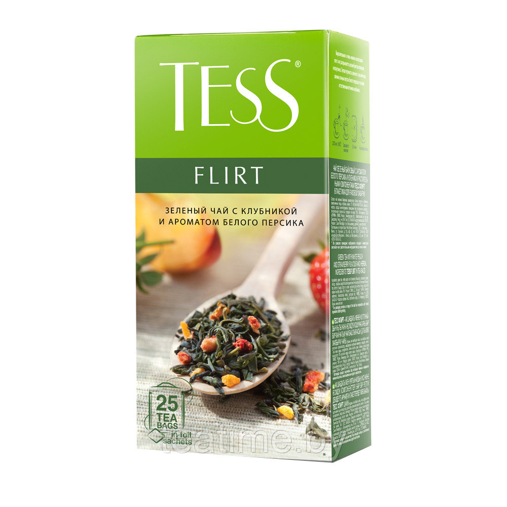 Чай Тесс Flirt 25 пак. (зеленый): продажа, цена в Минске. Чай от ...