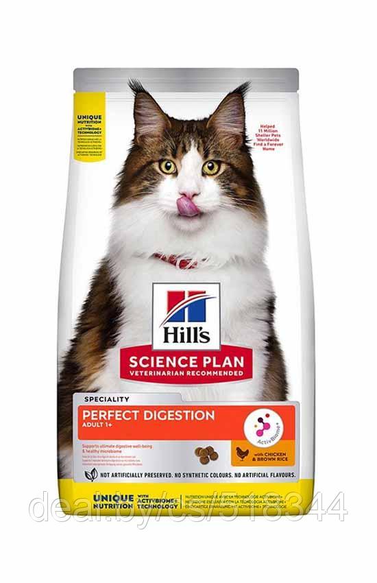 Hills Hill's Science Plan Perfect Digestion для кошек с курицей и ...