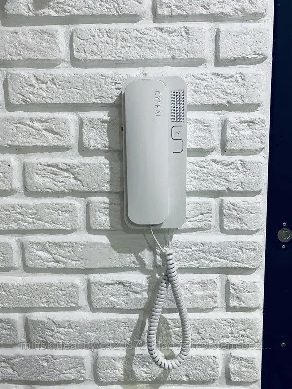 Домофонная трубка Cyfral Smart- B белая под домофон ПИРРС - купить в ...