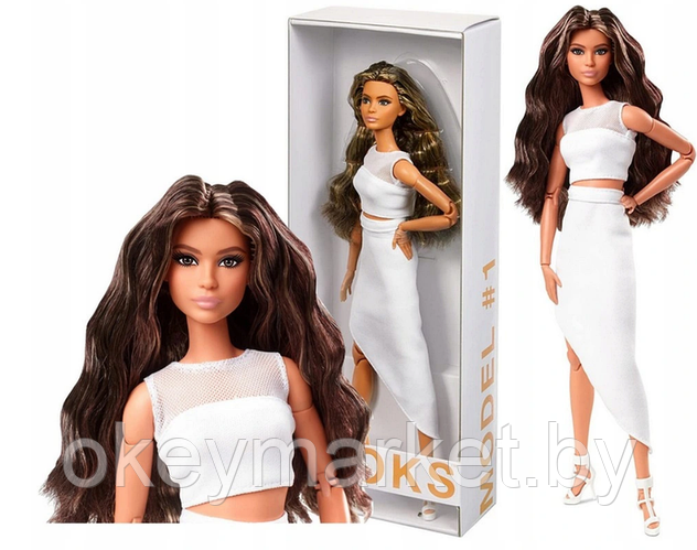 Кукла Barbie Looks Брюнетка GTD89