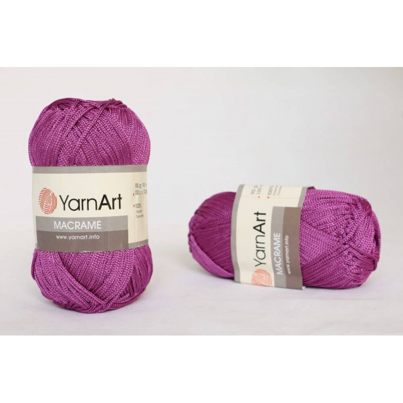 Пряжа Yarnart Macrame (Ярнарт Макраме ) цвет 161 лиловый: продажа, цена ...