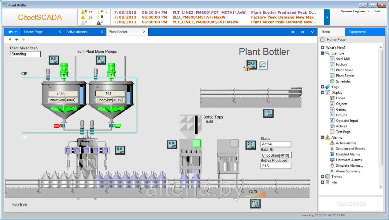 CT109947 AVEVA Plant (Citect) SCADA, Пакет СИ на Software Key - купить по лучшей цене в Минске ...