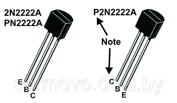 2N2222A CTK Биполярный транзистор NPN, 40 В, 0,6 А, TO-92 (ID#197569198 ...