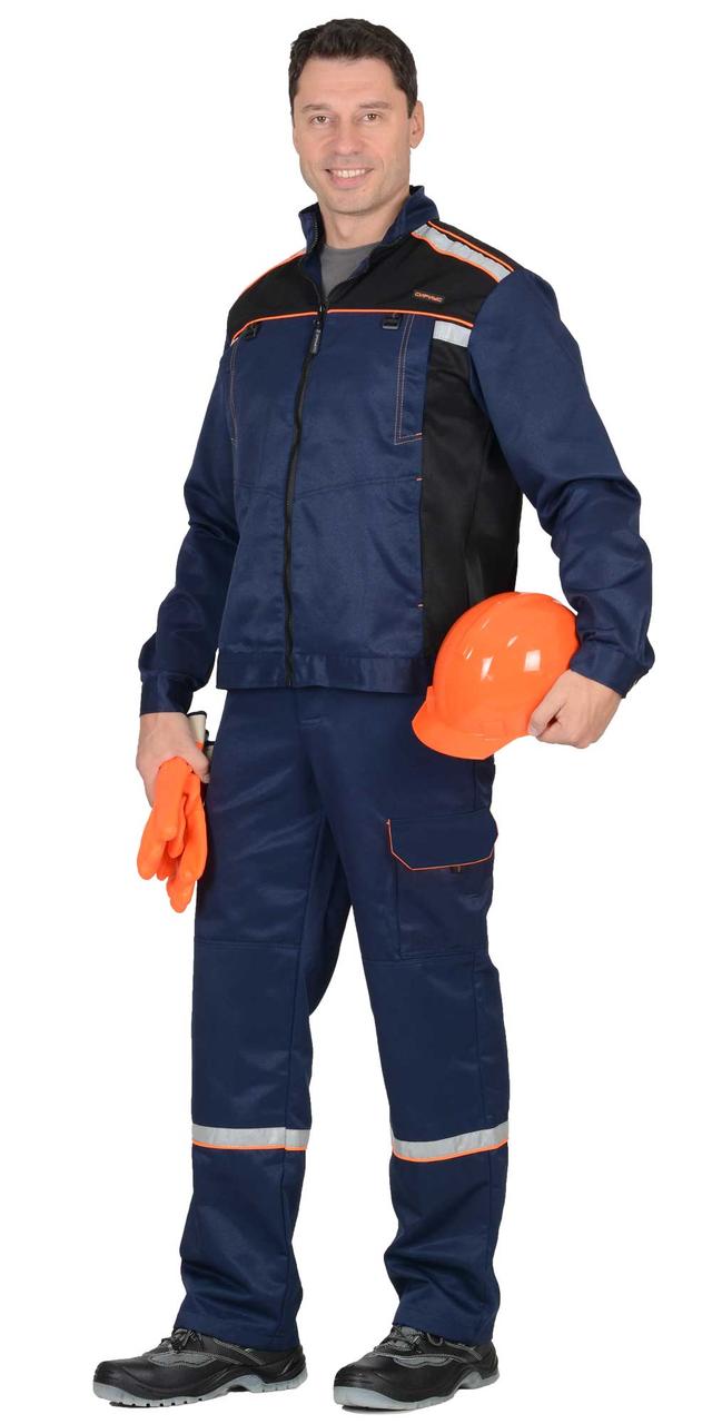 Костюм СИРИУС-ПРАКТИК-1 куртка, п/к т.синий с черным: продажа, цена в ...