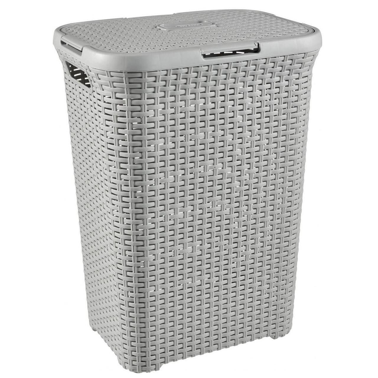 Корзина бельевая Laundry hamper 60L, Светло серый: продажа, цена в ...