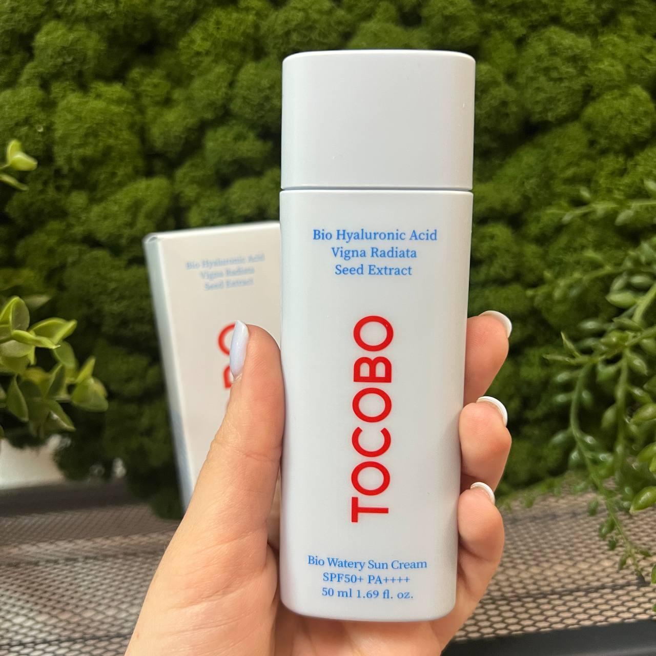 Cолнцезащитный крем Tocobo Bio Watery Sun Cream SPF50+ PA++++ , 50мл ...