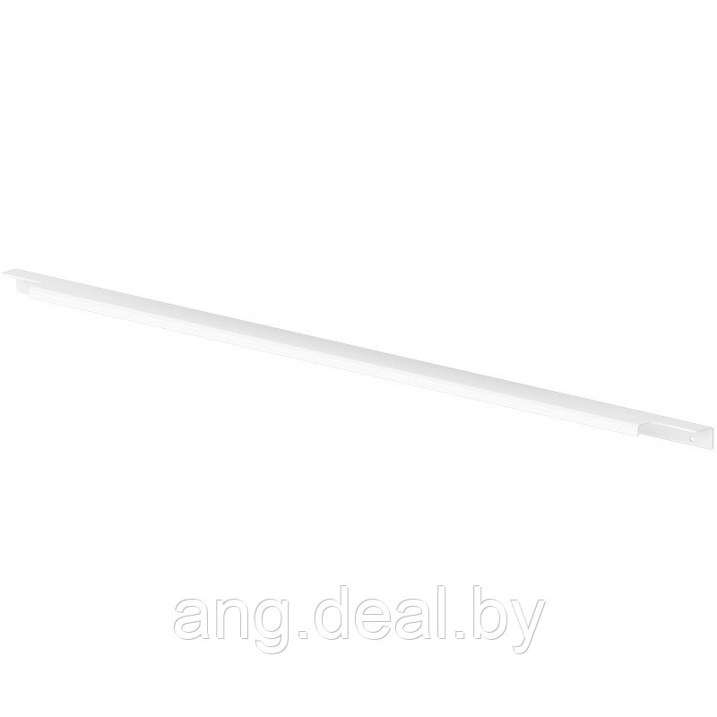 Ручка-профиль накладная L.796мм, отделка белый бархат (матовый)