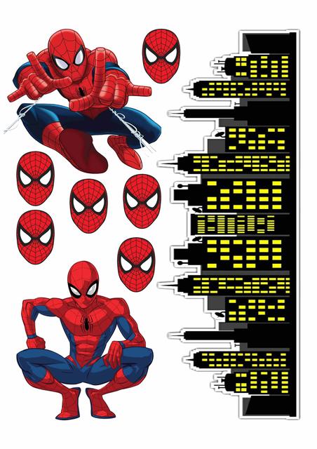 Съедобная печать на торт Человека паука Spider Man