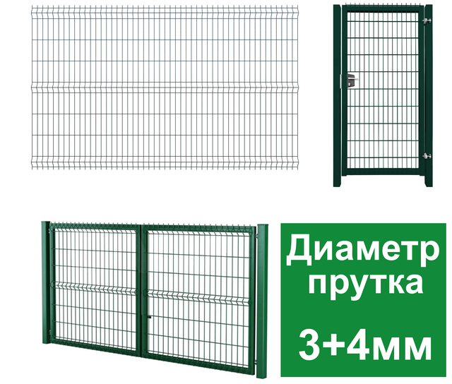 Забор 3Д, серия "Город"