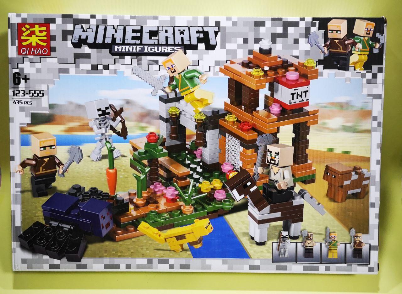 Конструктор Minecraft Майнкрафт "Сражение на крепости", 435 деталей ...