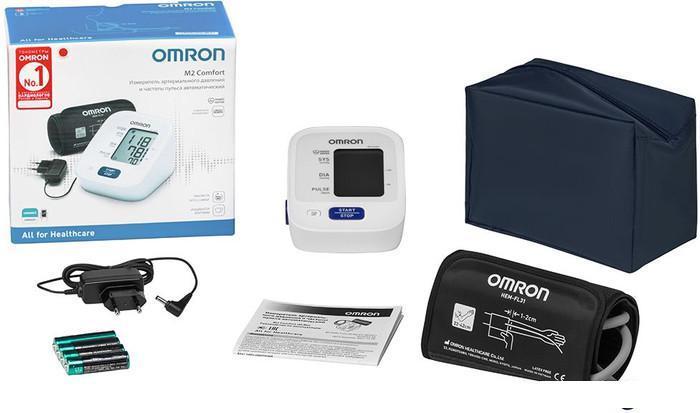 Автоматический тонометр Omron M2 Comfort (с адаптером) (ID#219017287 ...