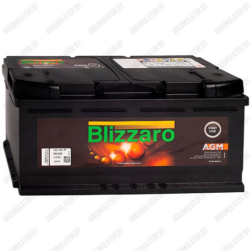 Аккумулятор Blizzaro AGM / 105Ah / 950А (ID#221597836), цена: 936 руб ...