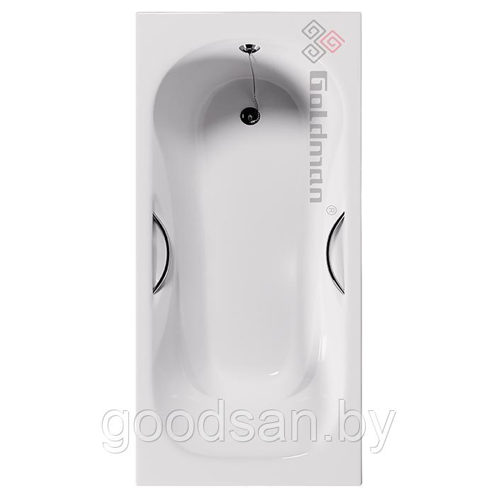 Ванна чугун Goldman donni 170x75х42 с ножками и ручками: продажа, цена ...
