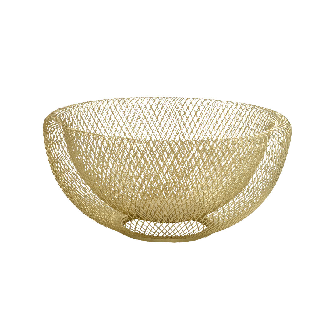 Корзина для фруктов круглая матовое золото продажа цена в Минске Фруктовницы конфетницы от