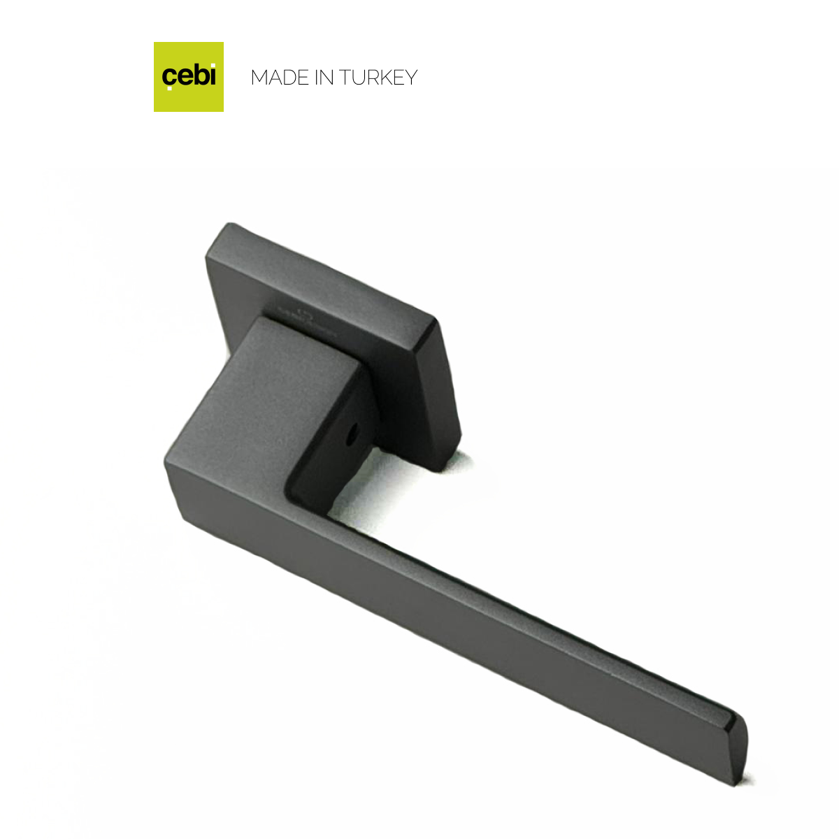 Ручки дверные CEBI CUBE SQ цвет MP67 (антрацит полимер): продажа, цена ...