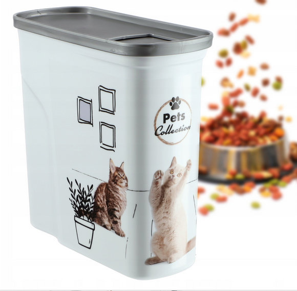 Контейнер для корма Curver Pets Friends с дозатором,2 литра, для кошек ...