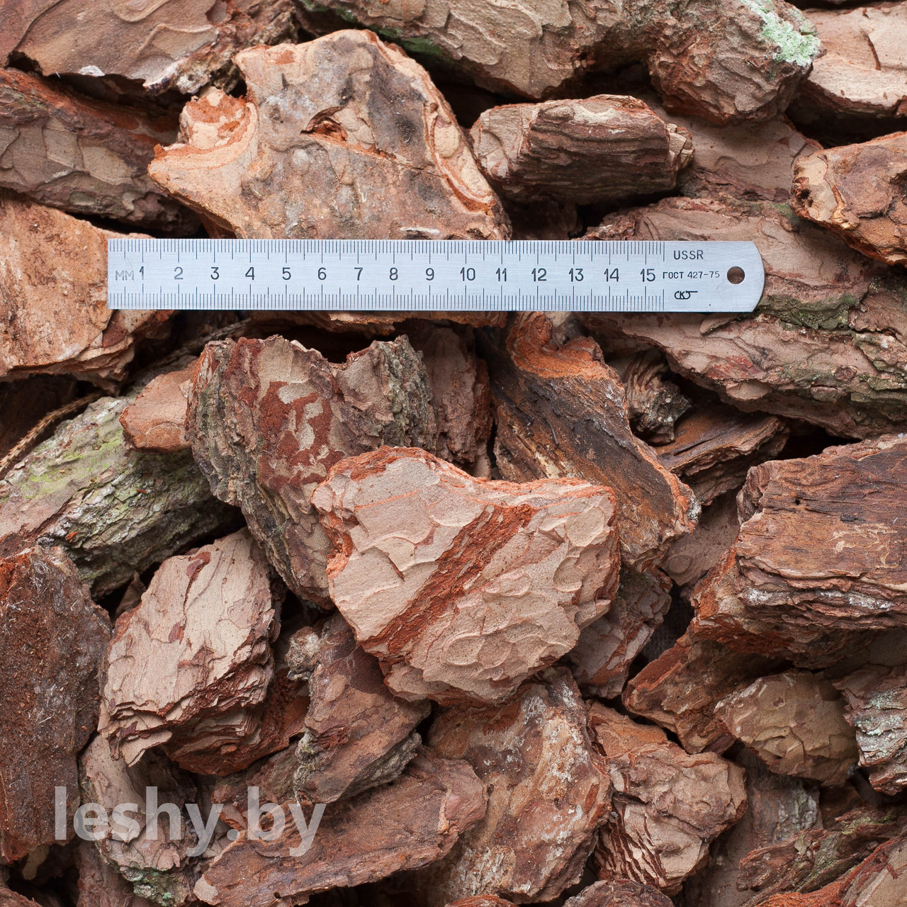 Кора сосны - мульча сосновая, фракция 50-130мм, 60 л. (ID#35570363 ...