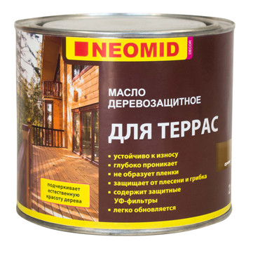 NEOMID Неомид масло для террас, 2л: продажа, цена в Минске. Защитные ...