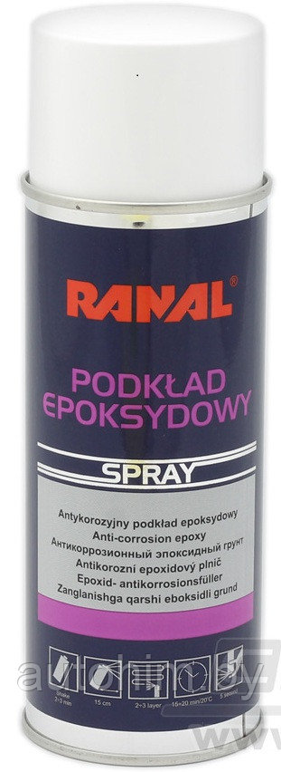 Грунт-спрей эпоксидный RANAL (400мл) серый антикоррозионный : продажа ...