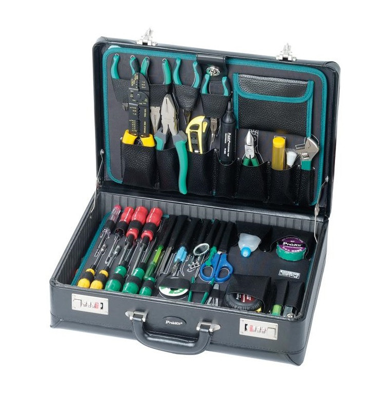 Набор инструментов для электроники универсальный Pro'sKit 1PK-1700NB по ...