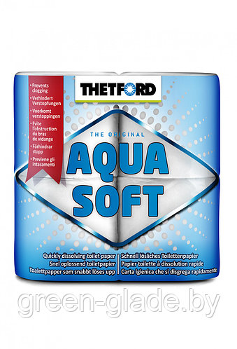 Туалетная бумага для биотуалетов AQUA SOFT (ID#1722728), цена: 21 руб ...